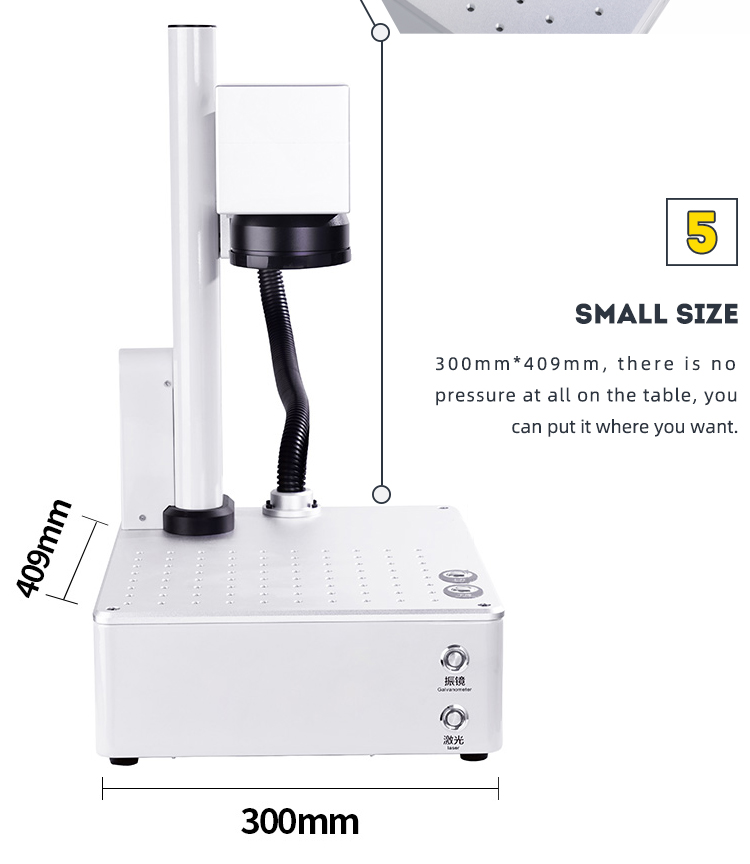 Mini Fiber Laser Marking Machine, Mini Portable Fiber Laser Marking ...