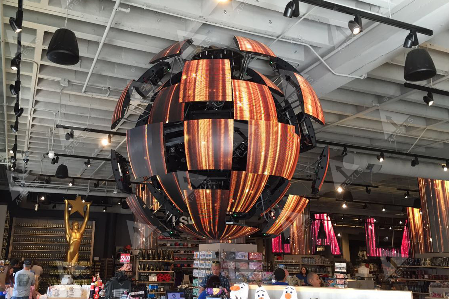 Hollywood Mechanical Led Sphere